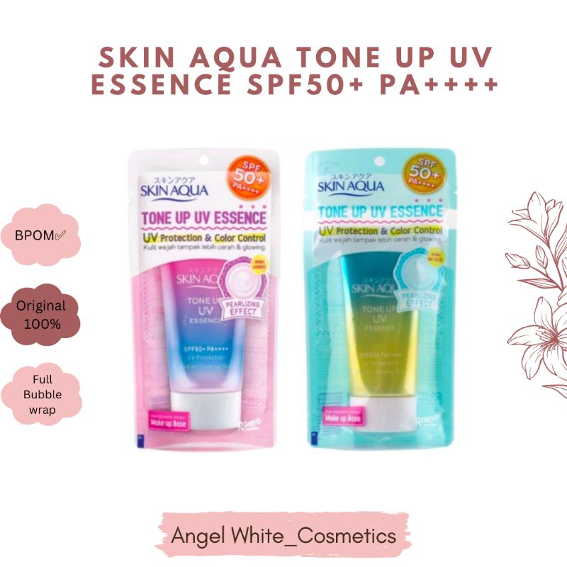 Jual ORIGINAL 100% SKIN AQUA TONE UP UV ESSENCE SPF 50+ PA++++ | Shopee Indonesia