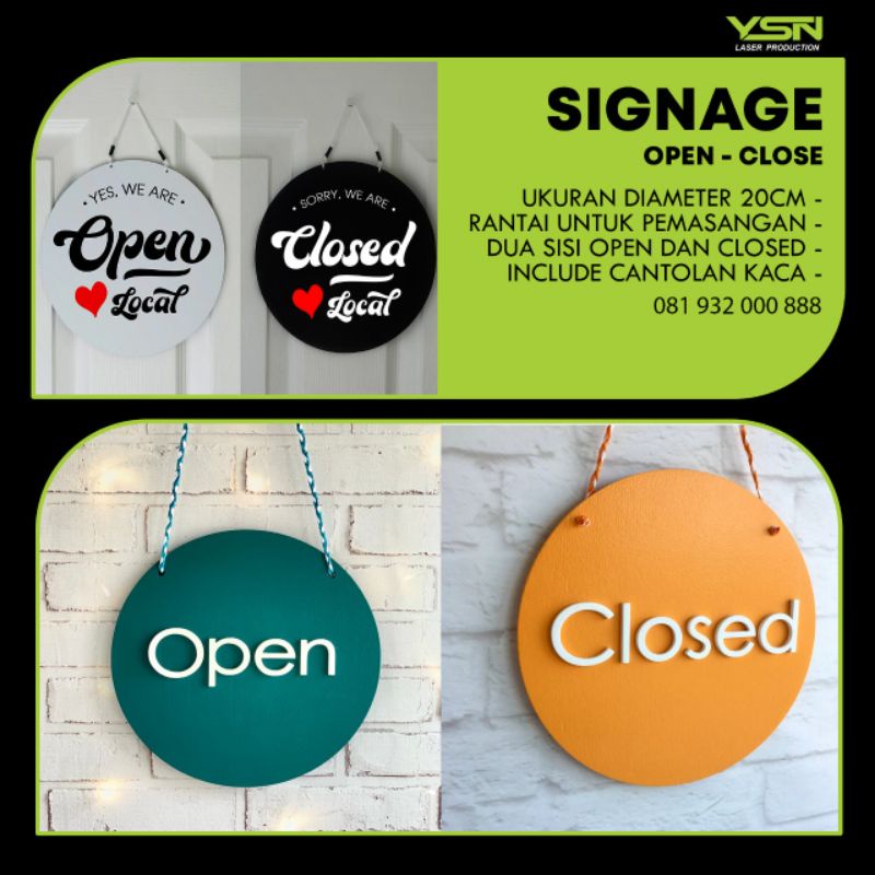 Jual Open Close Sign I Open close sign board I Papan Tanda Akrilik I ... Jual Open Close Sign I Open close sign board I Papan Tanda Akrilik I ...