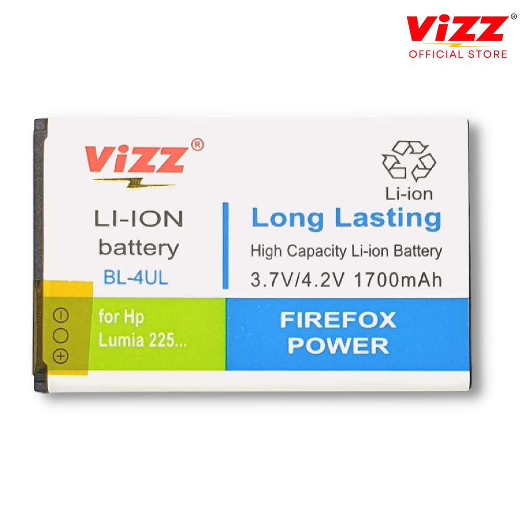 Jual VIZZ Baterai Nokia BL-4UL Batre Lumia 225 / Asha 225 / 3310 Reborn / BL4UL | Shopee Indonesia