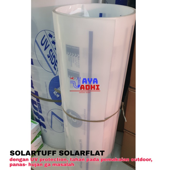 Jual Solartuff SolarFlat 1,2mm Atap Bening Anti UV | Shopee Indonesia