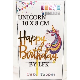Jual IMPORT PREMIUM CAKE TOPPER HAPPY BIRTHDAY TUSUKAN HIASAN FIGURE ...