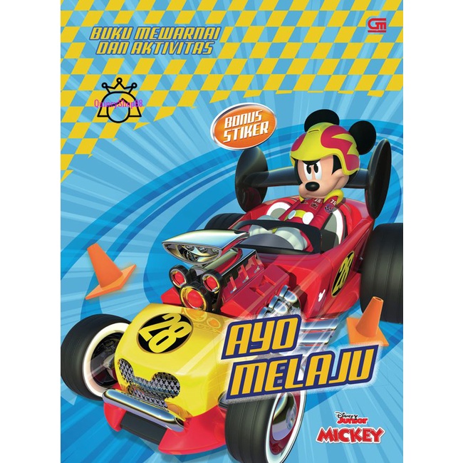 Jual Buku Mewarnai dan Aktivitas Anak Disney Junior Mickey " Ayo Melaju ...