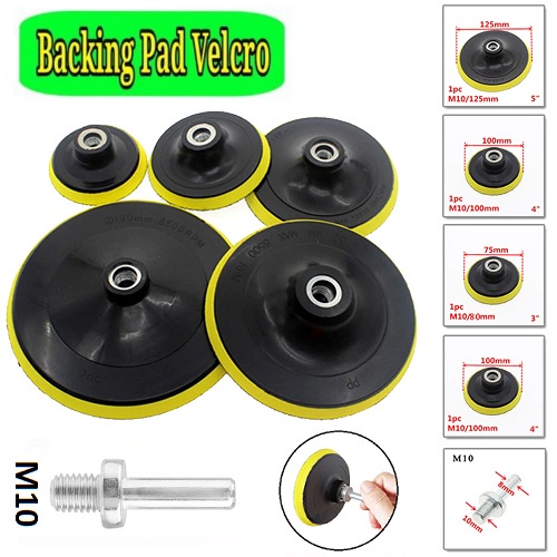 Jual Backing Pad Plate Perakat Poles Size 3inch / 4inch / 5inch / 6inch ...