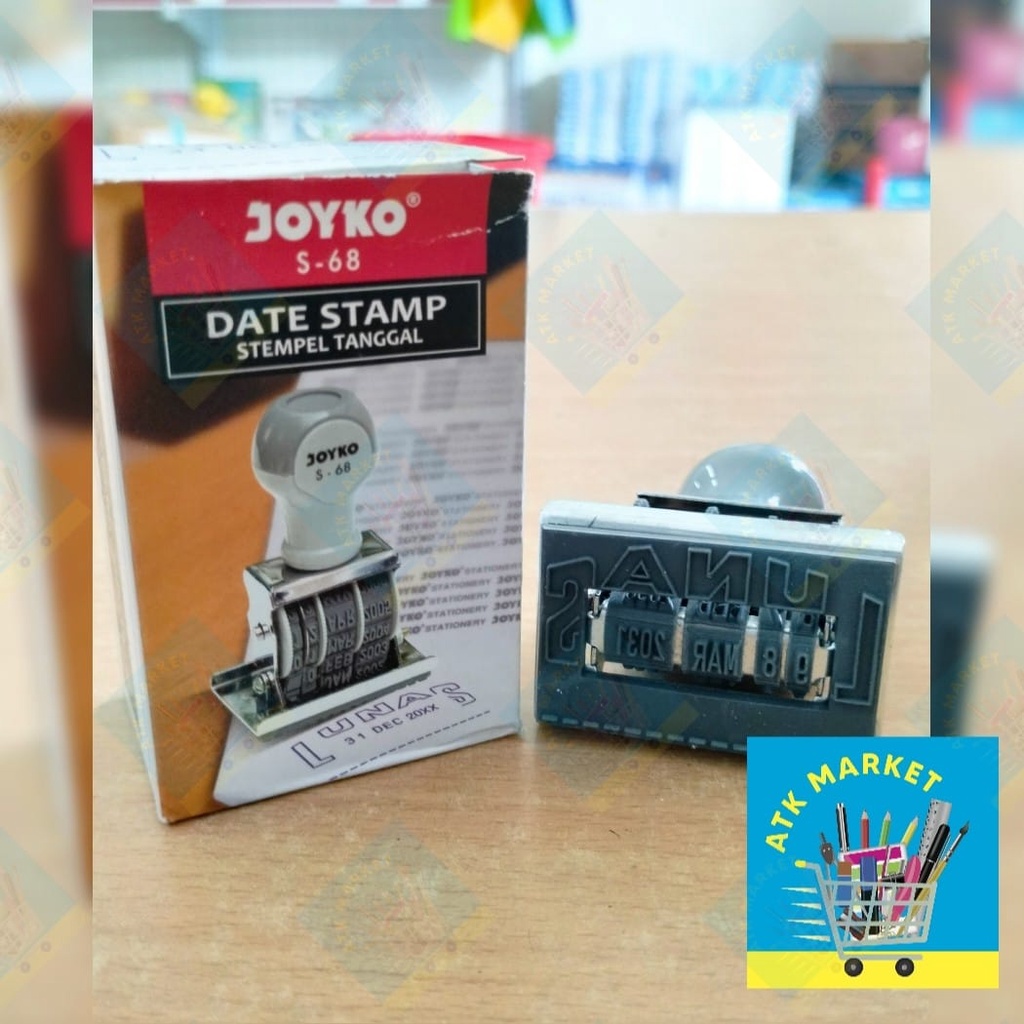 Jual Date Stamp / Stampel / Stempel Tanggal Lunas Joyko S-68 | Shopee ...