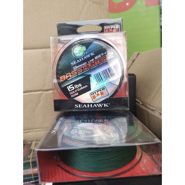 Jual senar pe seahawk bass Hunter 150m | Shopee Indonesia