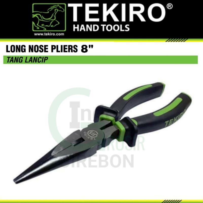 Jual TEKIRO Tang Lancip 8 Inch Long Nose Pliers 8" Tang Cucut | Shopee Indonesia