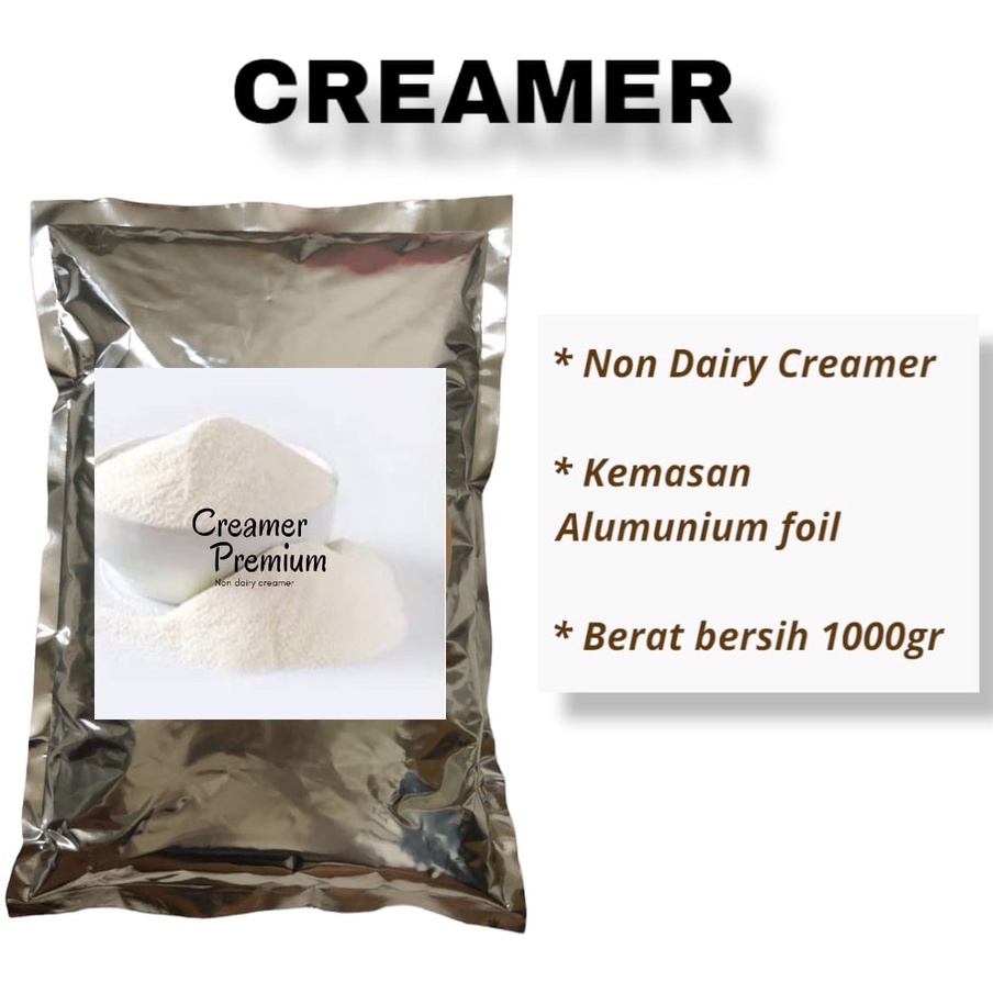 Jual BUBUK CREAMER/ KRIMER NABATI / NON DAIRY CREAMER KEMASAN 1KG ...