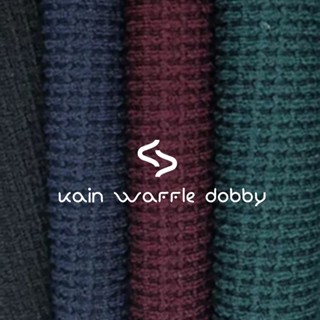 Jual Bahan Kain Waffle Dobby / Wafle Dobby - Bahan Kemeja - Premium ...