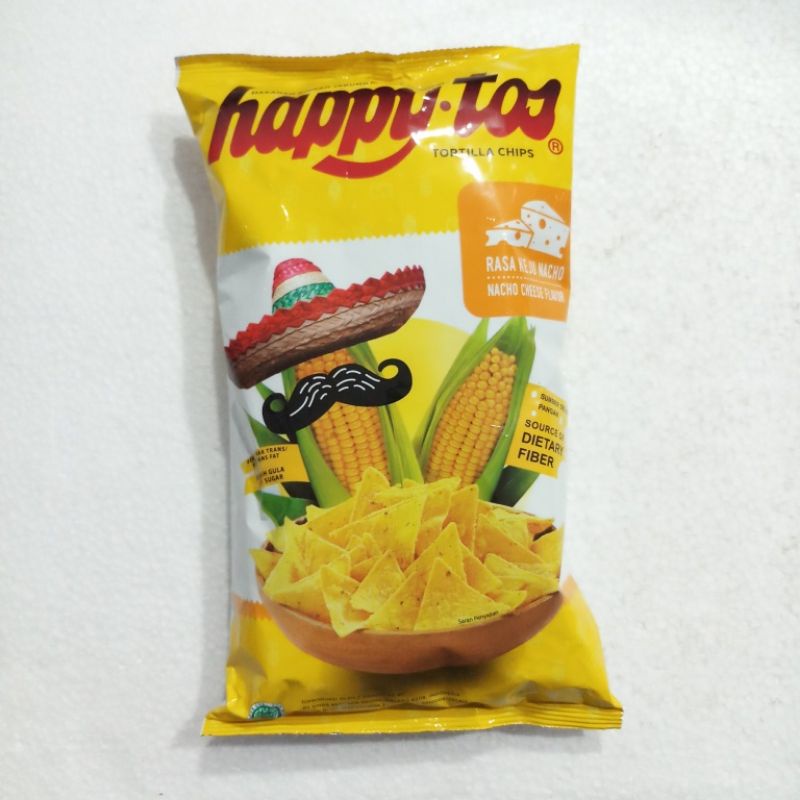Jual Happy Tos Tortilla Chips Corn Merah 160g | Shopee Indonesia