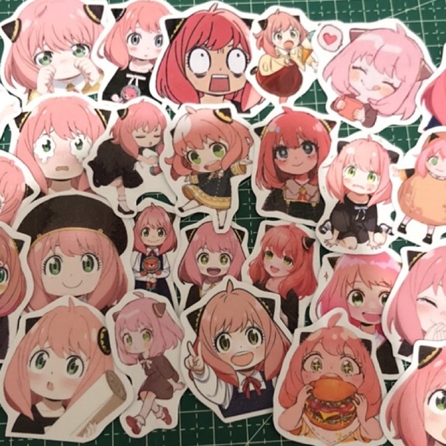 Jual SPYXFAMILY ANYA LOID YOR FORGER STICKER ANIME Spy x family ...