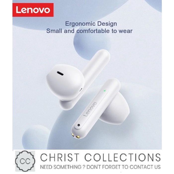 Jual LENOVO TRUE WIRELESS BLUETOOTH EARPHONE MINI EARBUDS TWS LP1 PRO | Shopee Indonesia