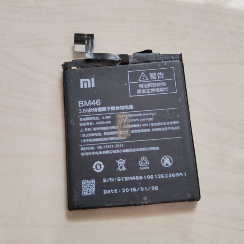 Jual baterai battery batre Xiaomi redmi note 3 mtk mediatek atau ...