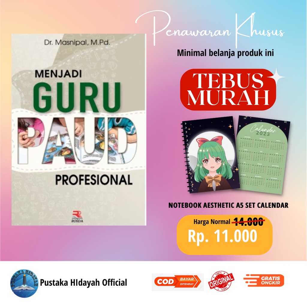 Jual Menjadi Guru PAUD Profesional - Masnipal Original Penerbit Rosda | Shopee Indonesia
