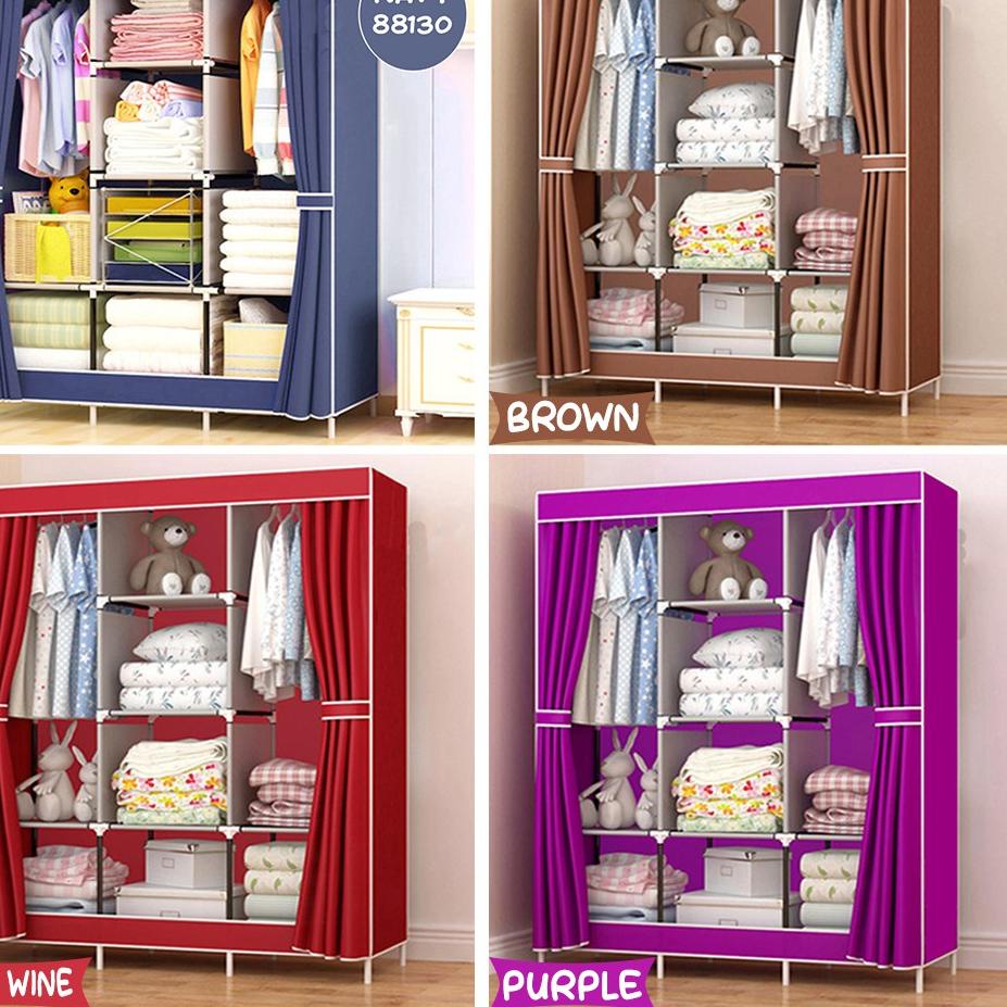 Jual [KODE RCRFC] Lemari Kain Portabel Mudah Di Rakit Rak Susun ...