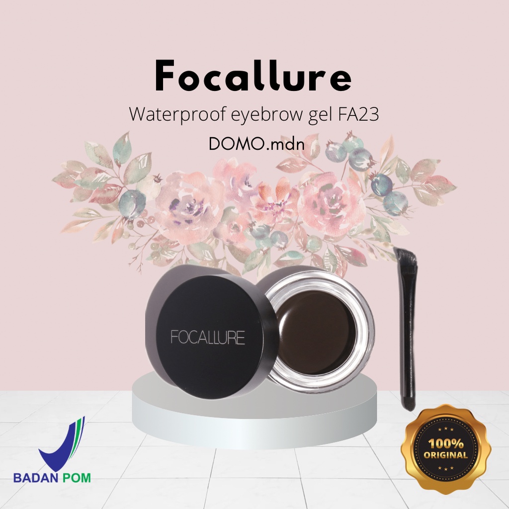 Jual FOCALLURE WATERPROOF EYEBROW GEL FA23 cream alis mata auburn ...