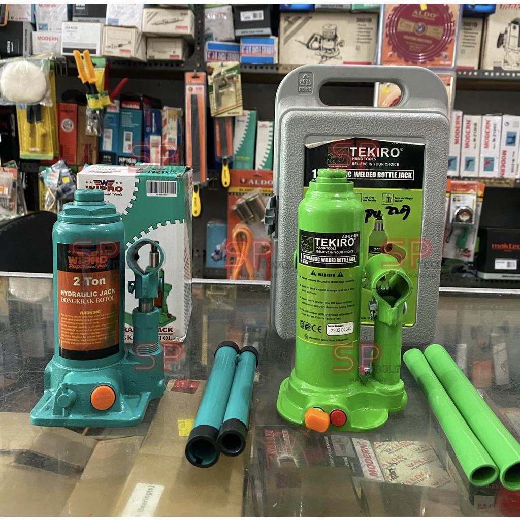 Jual DONGKRAK BOTOL MOBIL 2 TON 2TON 2T / HIDROLIK JACK / HYDRAULIC ...
