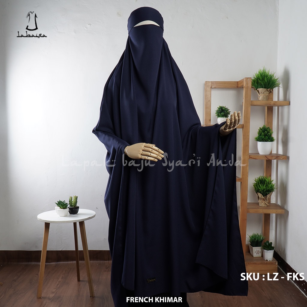 Jual French Khimar Jumbo Square Handsplit Labasa Ori | French Hijab ...