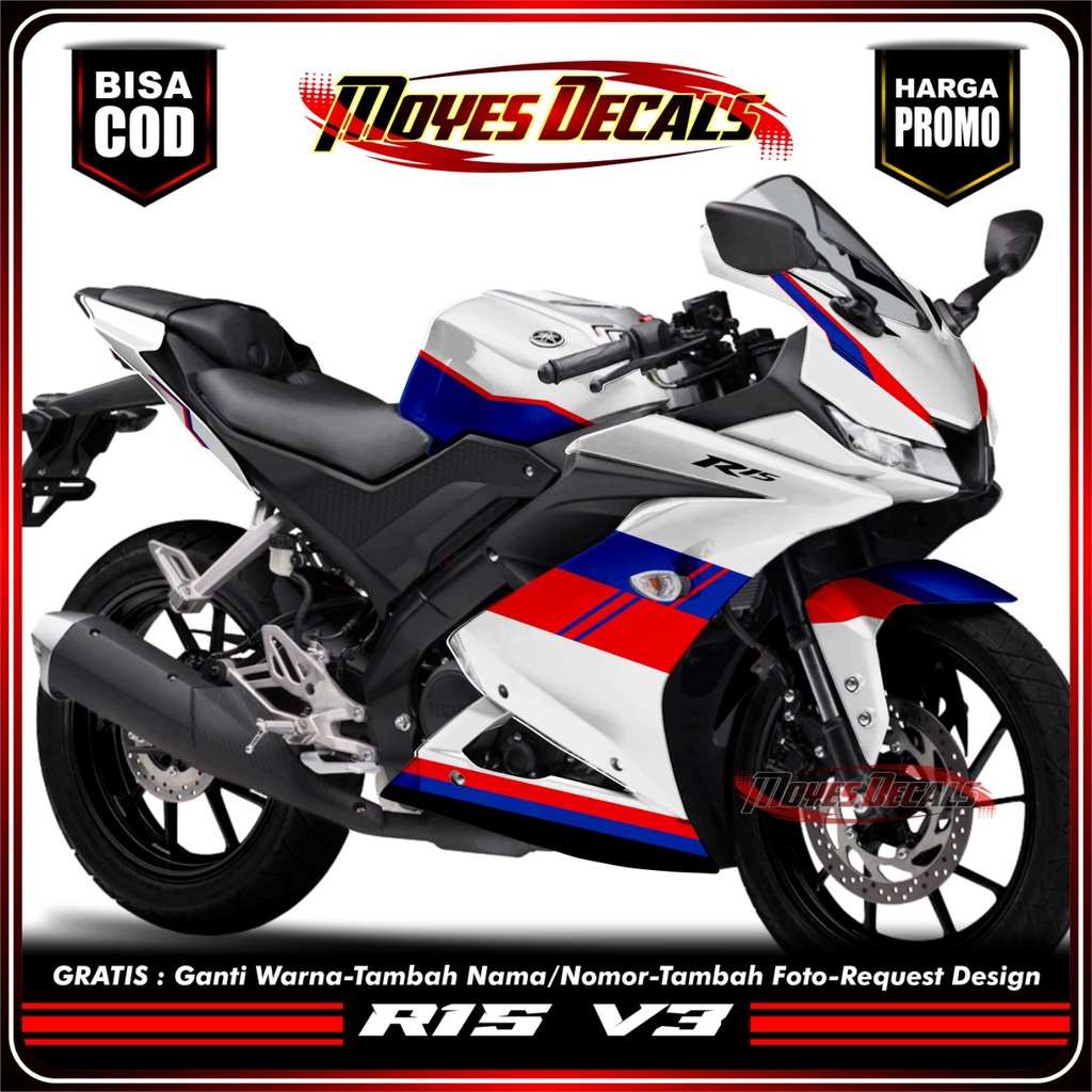 Jual Decal R5 V3 Full Body - Decal Stiker Yamaha r15 v3 Full Body ...