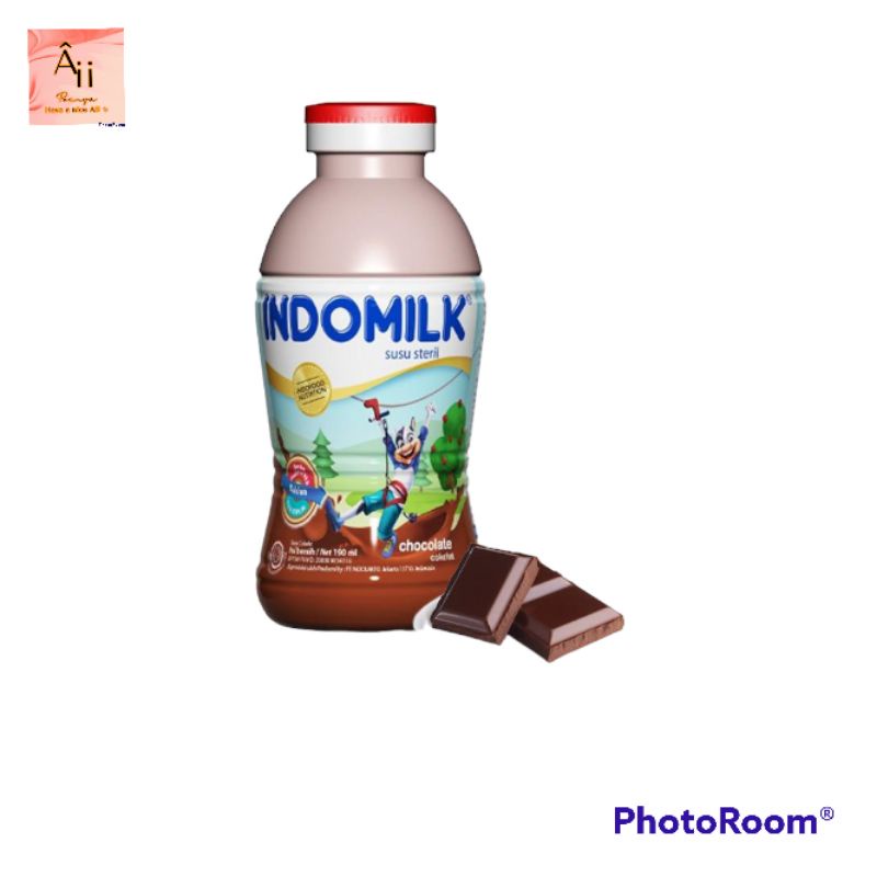 Jual per botol susu Indomilk coklat botol netto 190ml susu sapi dalam ...