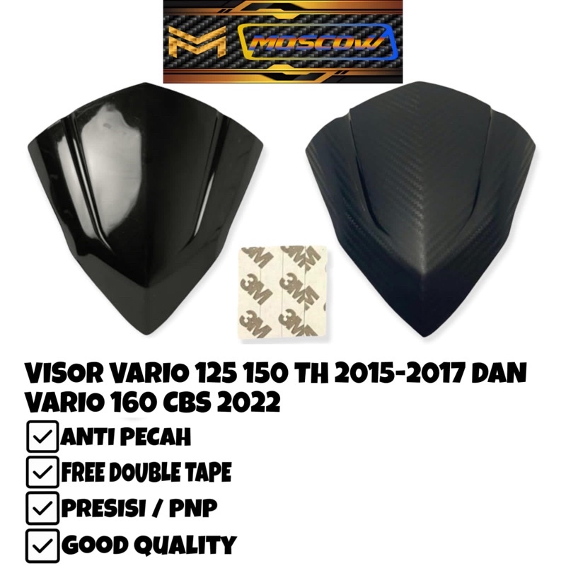 Jual VISOR HONDA ALL VARIO 125 150 ANTI PECAH + DOUBLE TAPE 3M KUAT ...