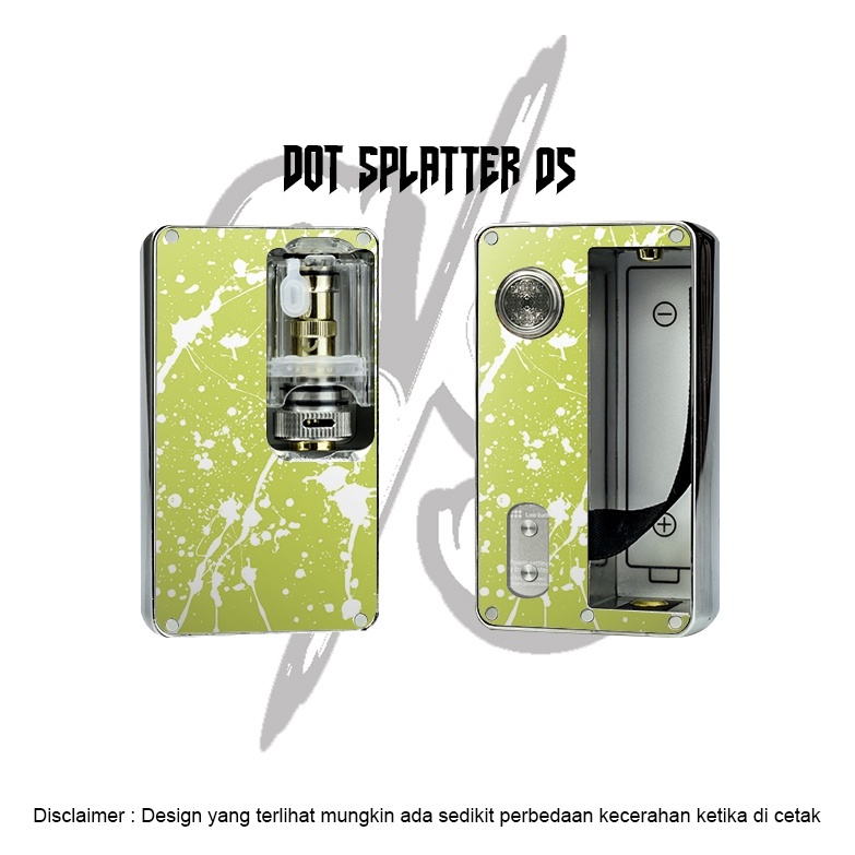 Jual GARSKIN DOTAIO DOT AIO V2 SPLATTER EDITION BISA CUSTOM GAMBAR ...