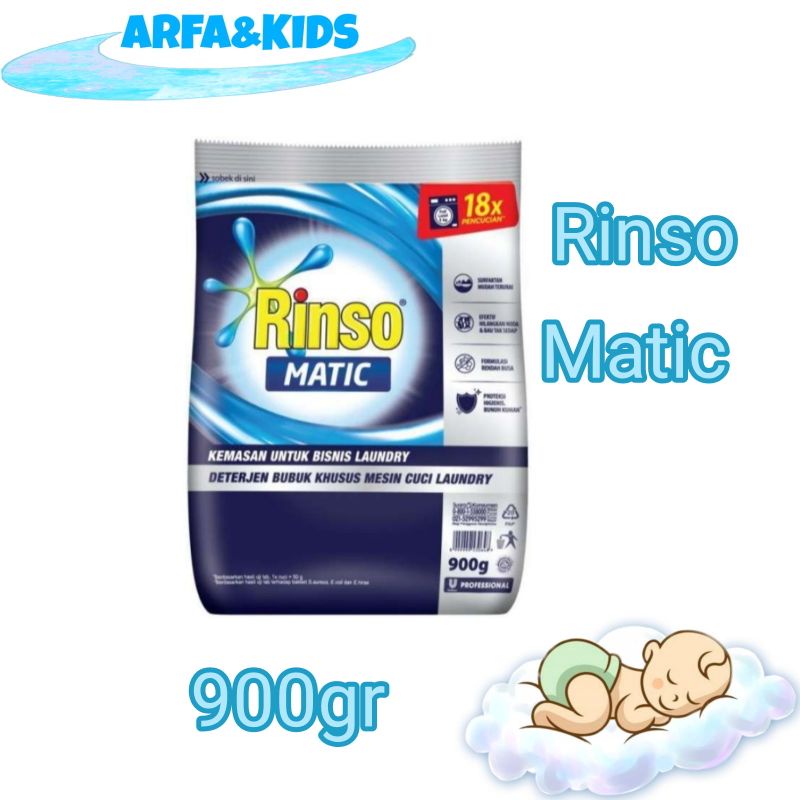 Jual Rinso Matic Powder Detergent Professional 900gr | Shopee Indonesia