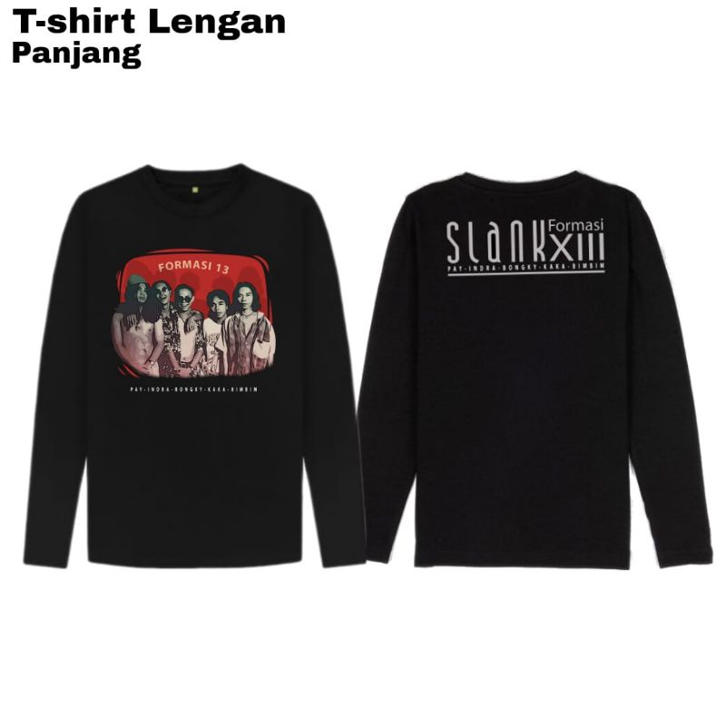 Jual T-SHIRT SLANK LENGAN PANJANG / FORMASI 13 / NGANGKANG STORE ...