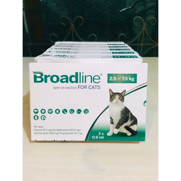 Jual Broadline Cat Obat kutu 2,5-7,5kg | Shopee Indonesia