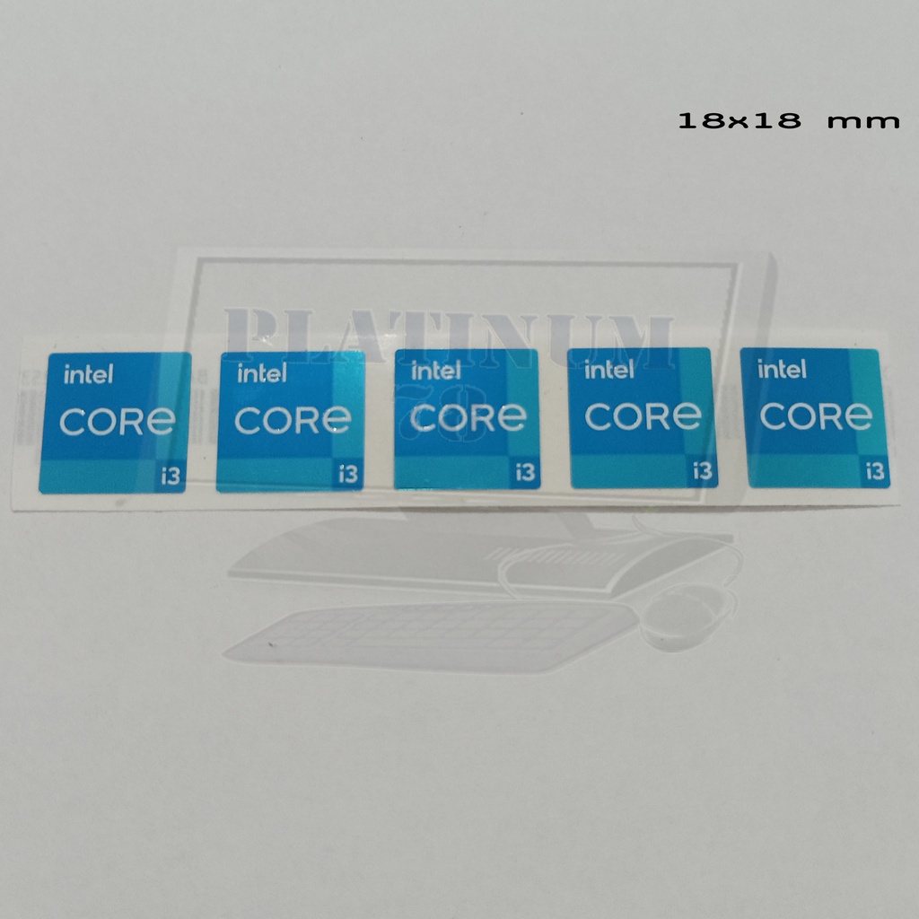 Jual Stiker Sticker Logo Intel Core i3 Gen 11 Original | Shopee Indonesia