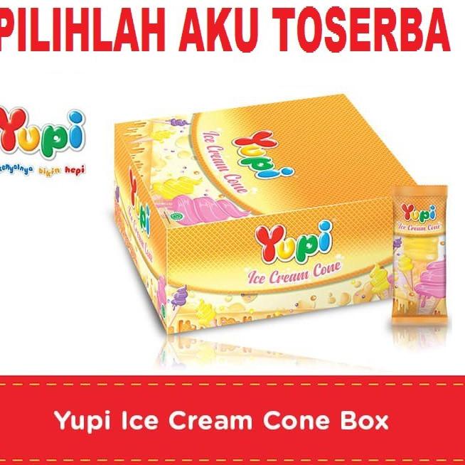 Jual Produk terbaru--YUPI ICE CREAM CONE BOX isi 24 PCS - ( HARGA PER ...