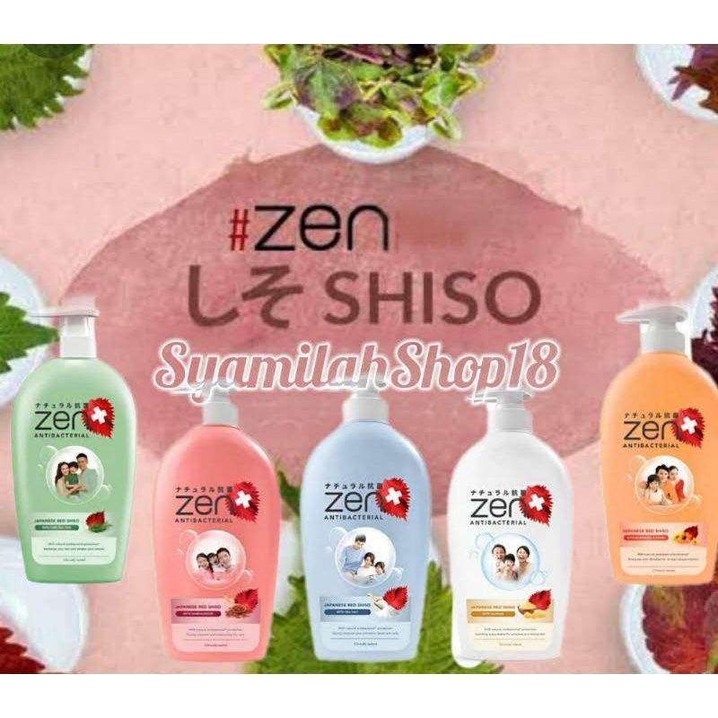 Jual Zen Anti Bakterial Bodywash Botol Jumbo All varian 480ml | Shopee ...
