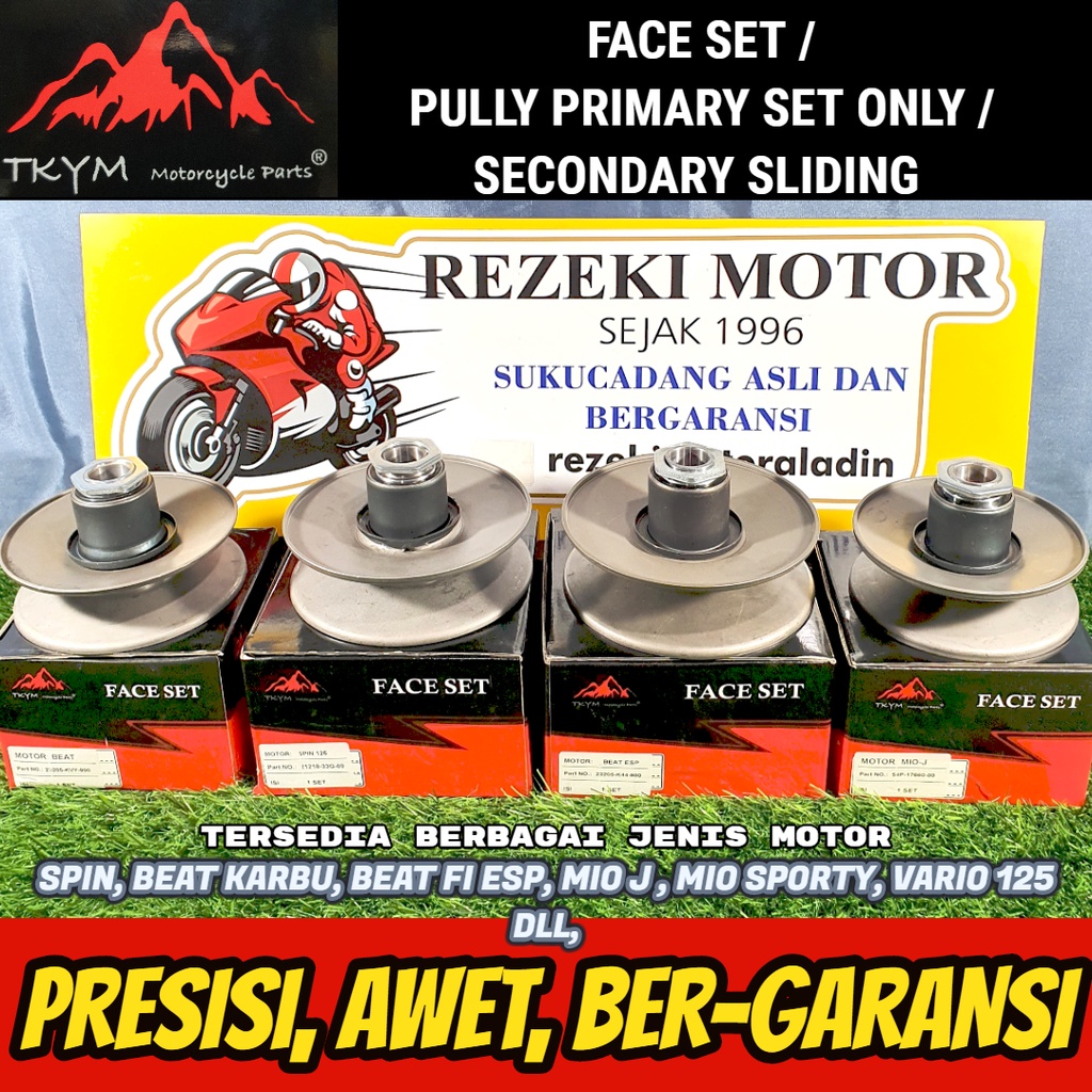 Jual Pully Puli Puly Only SET Secondary Sliding HONDA VARIO 125 150 OLD ...