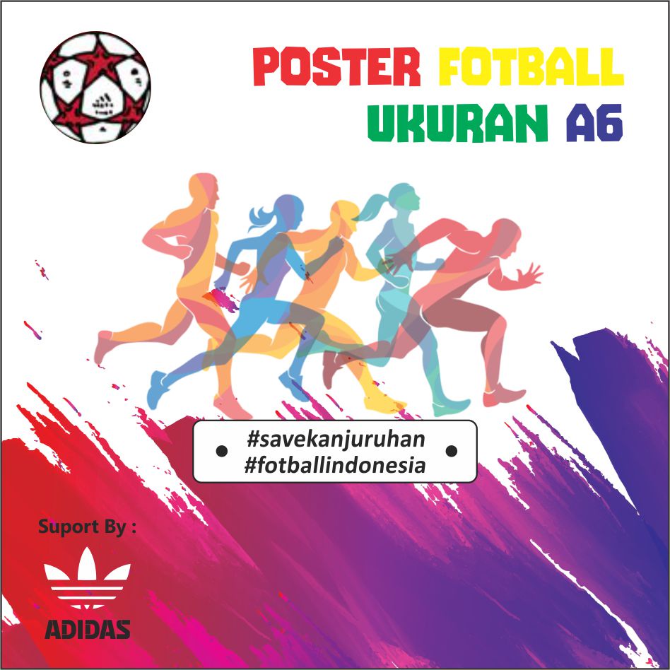 Jual Thank Adidas Poster Ukuran A6 Isi 27 Pcs( GRATIS SOVENIR STICKER ...
