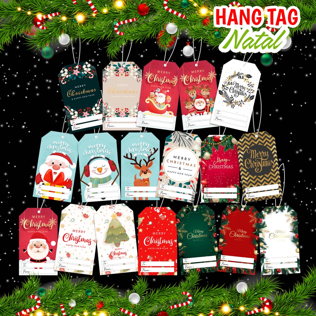 Jual Hang Tag Natal Christmas Hampers Souvenir | Shopee Indonesia