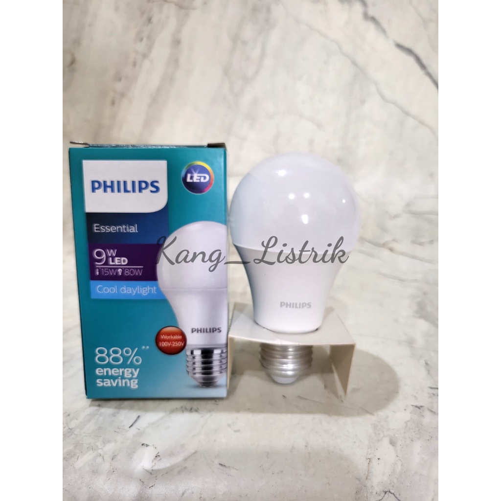 Jual Led Philips Essential 9W / Philips Essential LED Bulb 9W | Shopee Indonesia