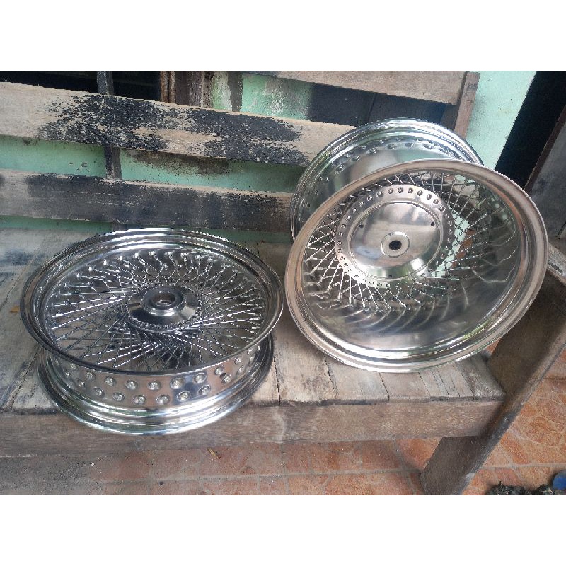 Jual velg lowrider ring 14 lebar 4inch dan ring 14 lebar 8inch | Shopee ...