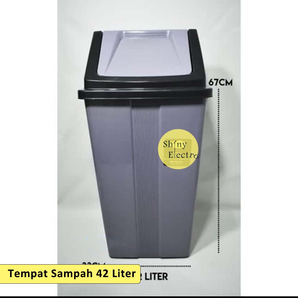 Jual Tempat Tong Sampah 42 Liter Dust Bin Keranjang 42L Kamar Mandi / Kantor / Kamar Tidur ...