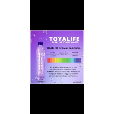 Jual TOYALIFE/ ALKALINE IONIZED WATER/SCANNER BARCODE DI BOTOL KEMASAN ...