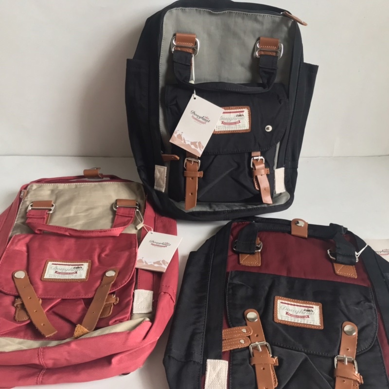 Jual Tas Ransel Doughnut 8050 Size L Backpack Banyak Saku Dalam Tas ...