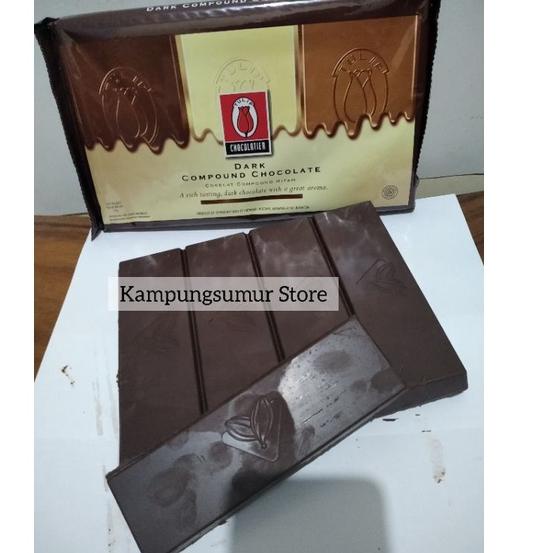 Jual Barang baru--Coklat Batang Coklat Tulip Dark / Dark Chocolatier ...