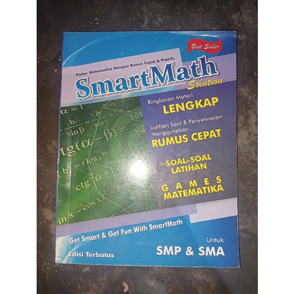 Jual Buku SmartMarth Pintar Matematika Latihan Soal Kumpulan Rumus ...
