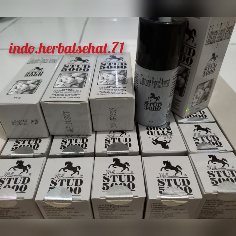 Jual SPRAY STUD 5000 20 gram DELAY_COD_Millennium STUD 5000 Magic Spray ...