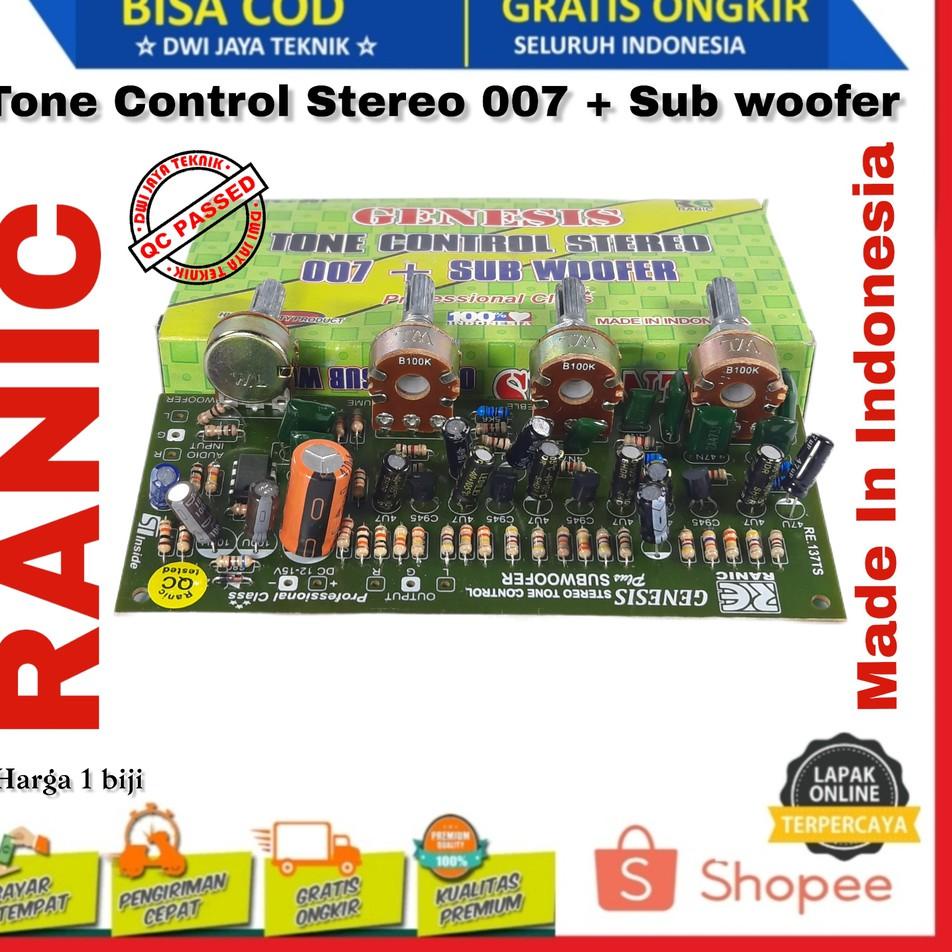 Jual Promo PAK7B KIT TONE CONTROL STEREO SUBWOOFER GENESIS 007 DC 12 ...