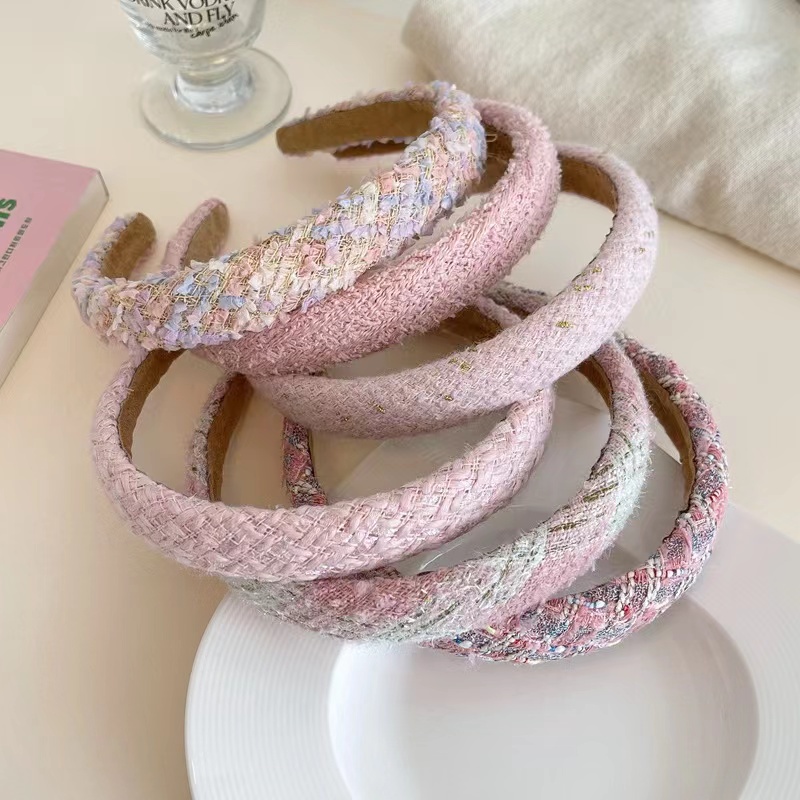 Jual TownShell - Small Pink Spring Korean Head Band / bando korea motif ...