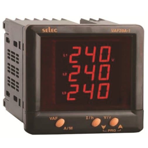 Jual SELEC Digital Multimeter 3Phase LED VAF39A 1 96x96 mm | Shopee ...