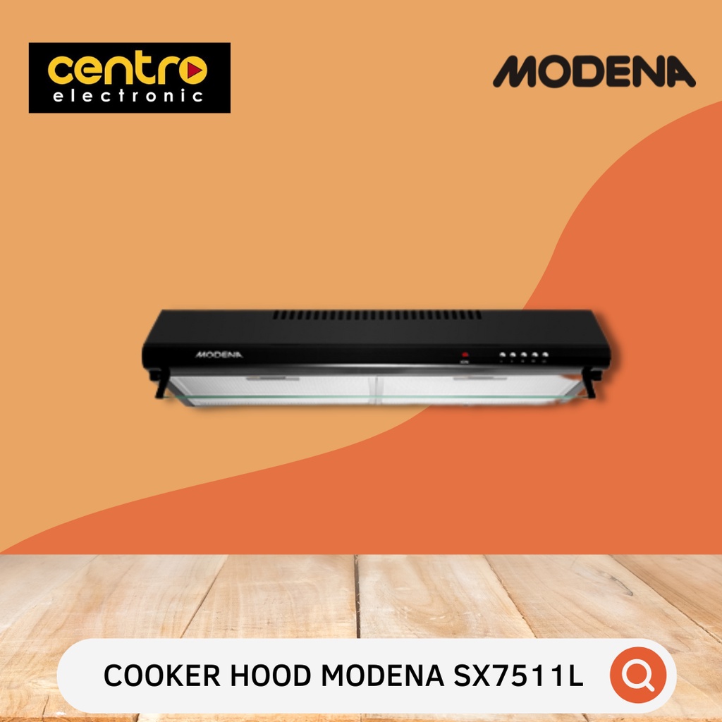 Jual MODENA COOKER HOOD SLIM HOOD PENGHISAP ASAP DAPUR SX7511L SX 7511 L | Shopee Indonesia