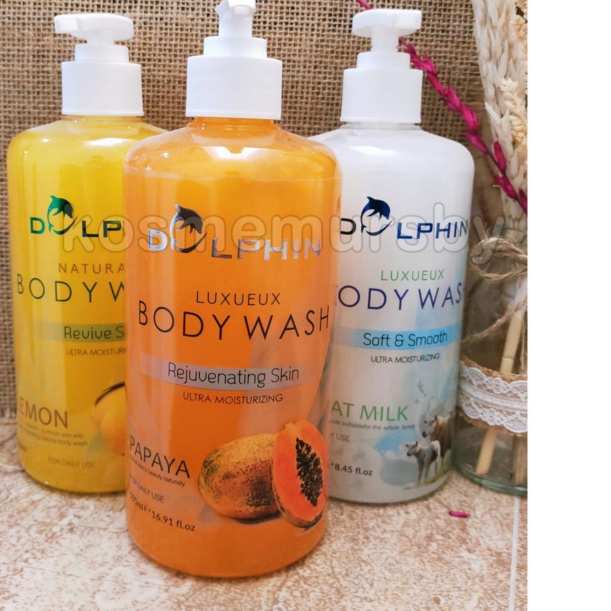 Jual New SABUN DOLPHIN GOAT MILK 500ML BPOM WAJIB NAMBAH BUBBLE ...