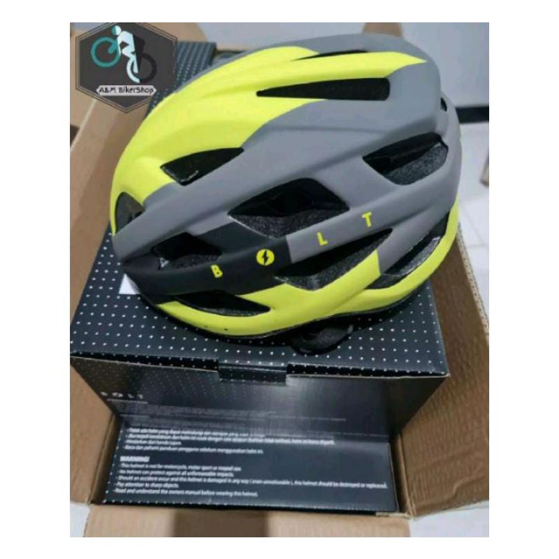 Jual Helm polygon bolt size L/ yellow-grey mtb gravel dan lainnya ...