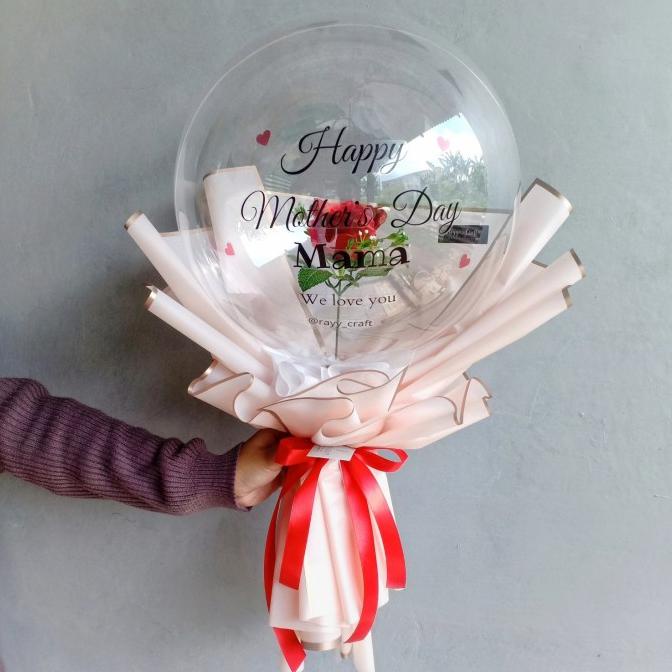 Jual Buket Balon Murah Bucket Bunga Wisuda Buket Artificial Premium Led ...