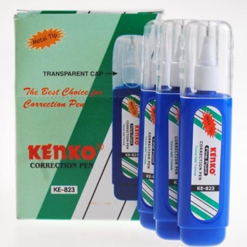 Jual Correction Fluid / Tipe-X Cair Kenko KE - 823M (1box/12pcs ...